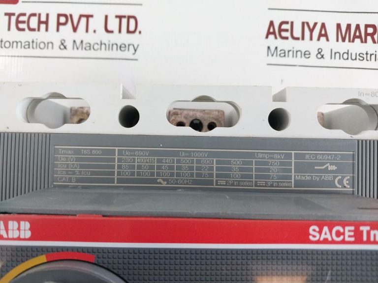 Abb Sace Tmax T6s 800 Circuit Breaker - Aeliya Marine