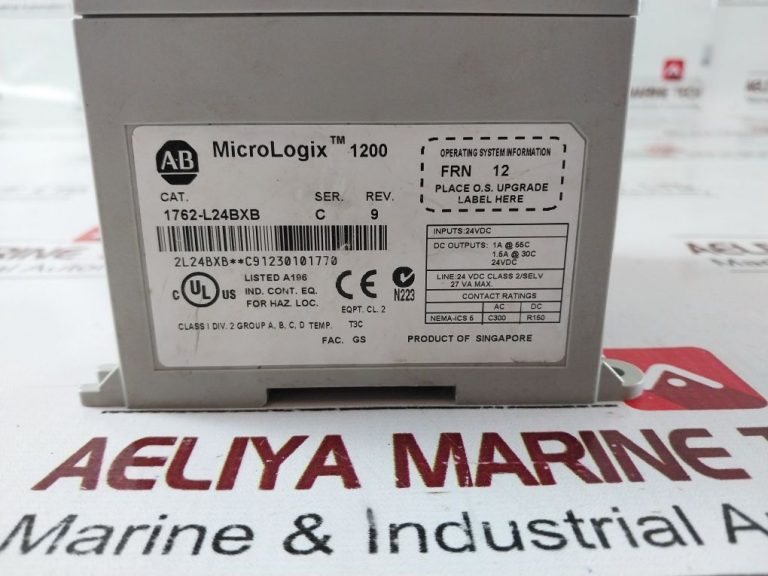 Allen-bradley Micrologix 1200 Plc Module - Aeliya Marine