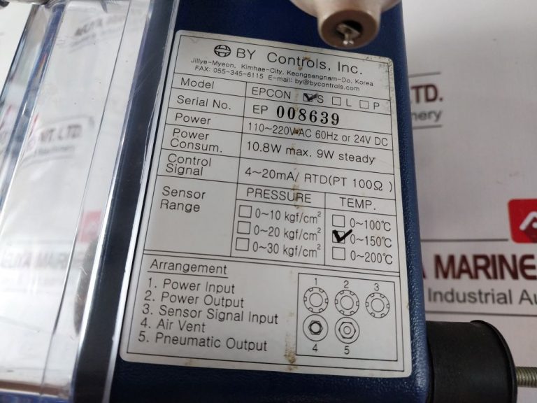 By Controls Epcon Electro-pneumatic Controller - Aeliya Marine