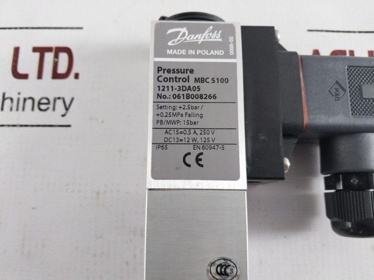 Danfoss Mbc 5100 Pressure Control - Aeliya Marine