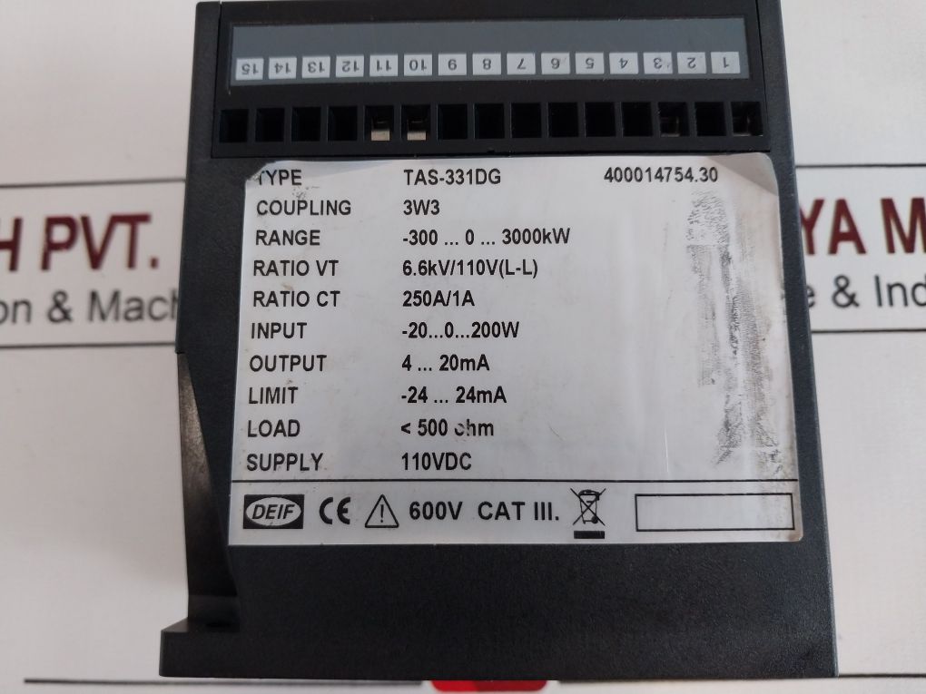 DEIF TAS-331DG Selectable Transducer