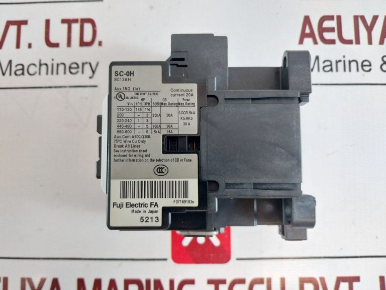 Fuji Electric Sc-0h Magnetic Contactor - Aeliya Marine