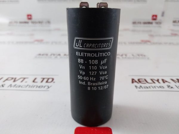 Jl Capacitores 88-108 µf Motor Start Capacitor - Aeliya Marine