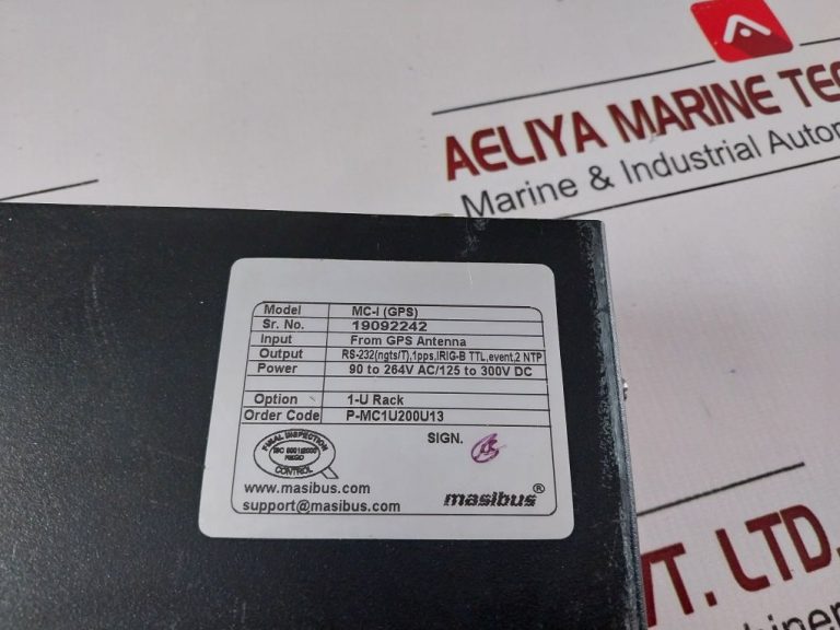 Masibus Mc-1 Gps Master Clock - Aeliya Marine