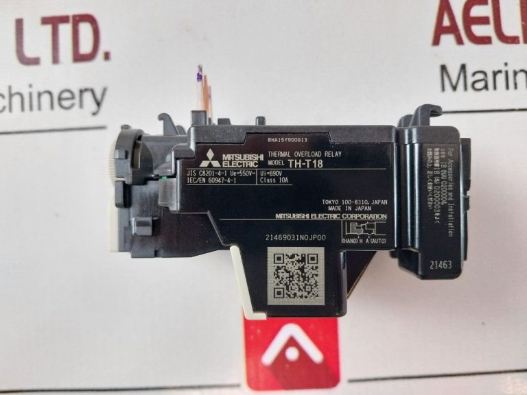 Mitsubishi Th-t18 6.6a Thermal Overload Relay - Aeliya Marine