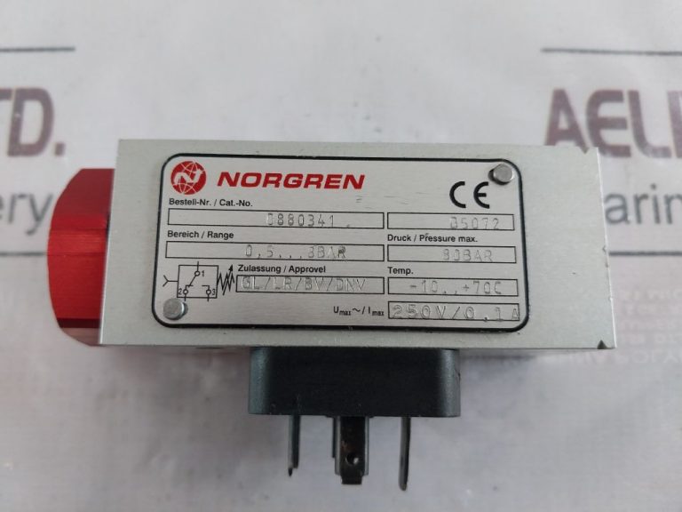 Norgren 0880341 Pressure Switch - Aeliya Marine