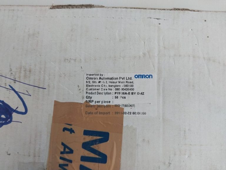 Omron Pyf08a-e Relay Socket - Aeliya Marine