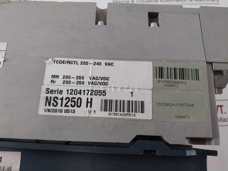 Schneider Merlin Gerin Ns1250 H Micrologic 2.0 A Compact Circuit ...