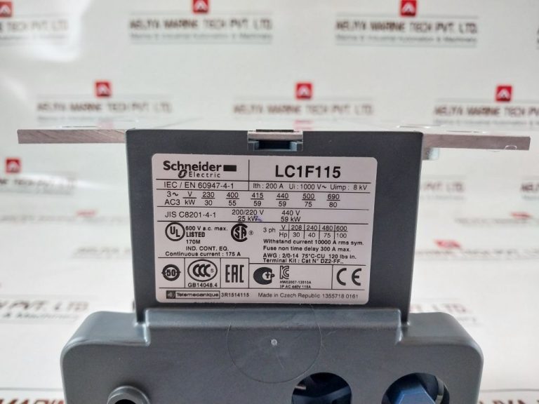 Schneider Telemecanique Lc1f115 Contactor - Aeliya Marine