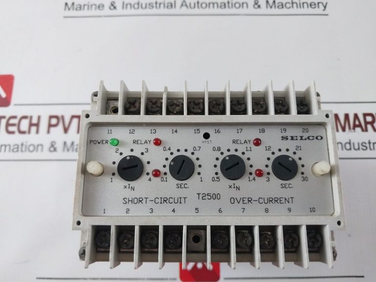 Selco T2500 3-phase Short-circuit Over-current Relay - Aeliya Marine