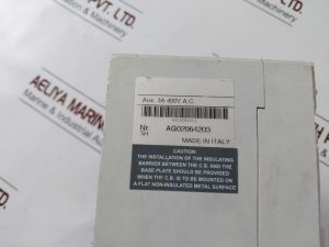 Abb Sace Pr212/p Circuit Breaker - Aeliya Marine