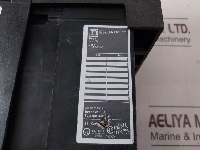 Square D Jja36250 Circuit Breaker – Aeliya Marine Tech