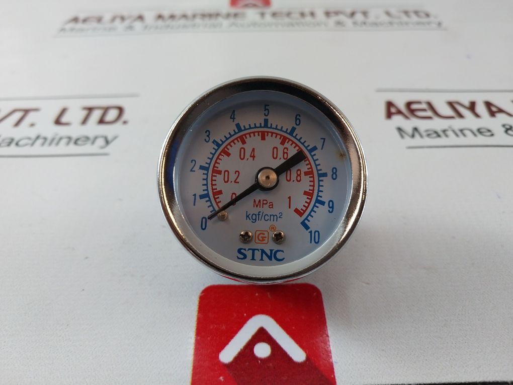 Stnc 0 To 10 Pressure Gauge Kgf/cm² - Aeliya Marine