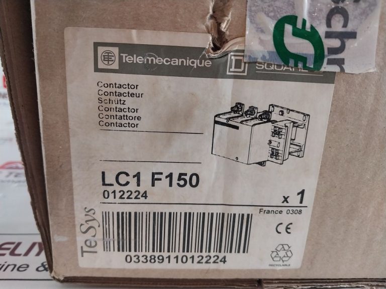 Telemecanique Schneider Lc1f150 Magnetic Contactor - Aeliya Marine