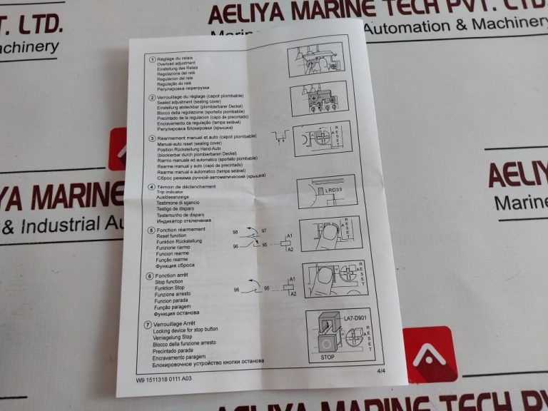 Telemecanique Schneider Lrd3357 Thermal Overload Relay - Aeliya Marine