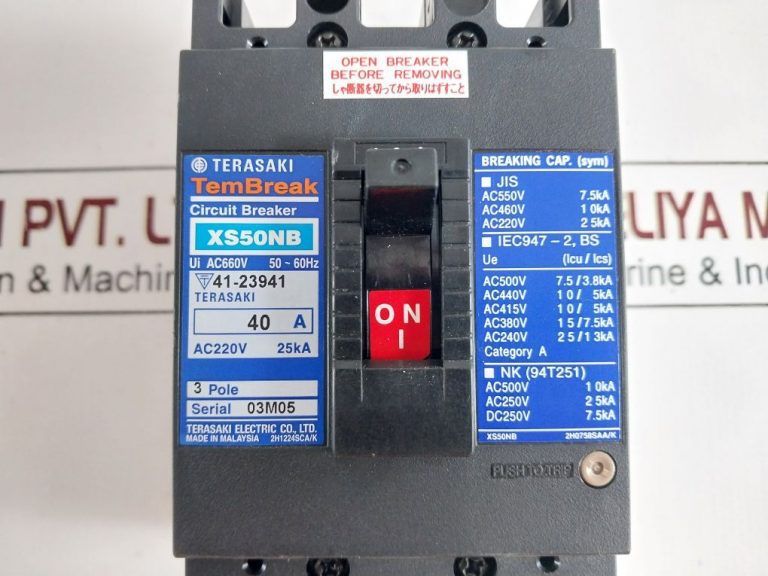 Terasaki Electric Xs50nb Circuit Breaker - Aeliya Marine