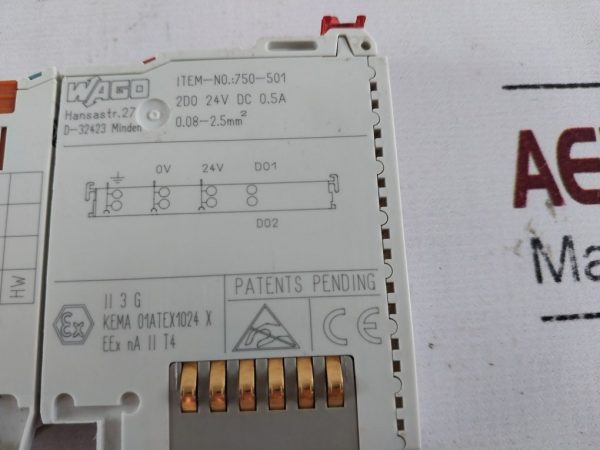 Wago 750-501 Digital Output Module - Aeliya Marine