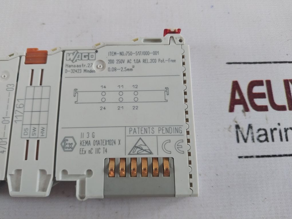 Wago 750-517/000-001 Relay Output Module - Aeliya Marine