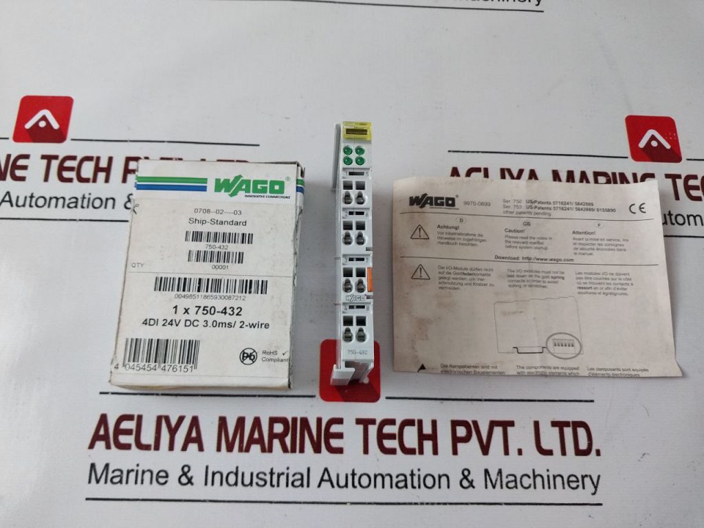 Wago 750-432 Digital Input Device - Aeliya Marine