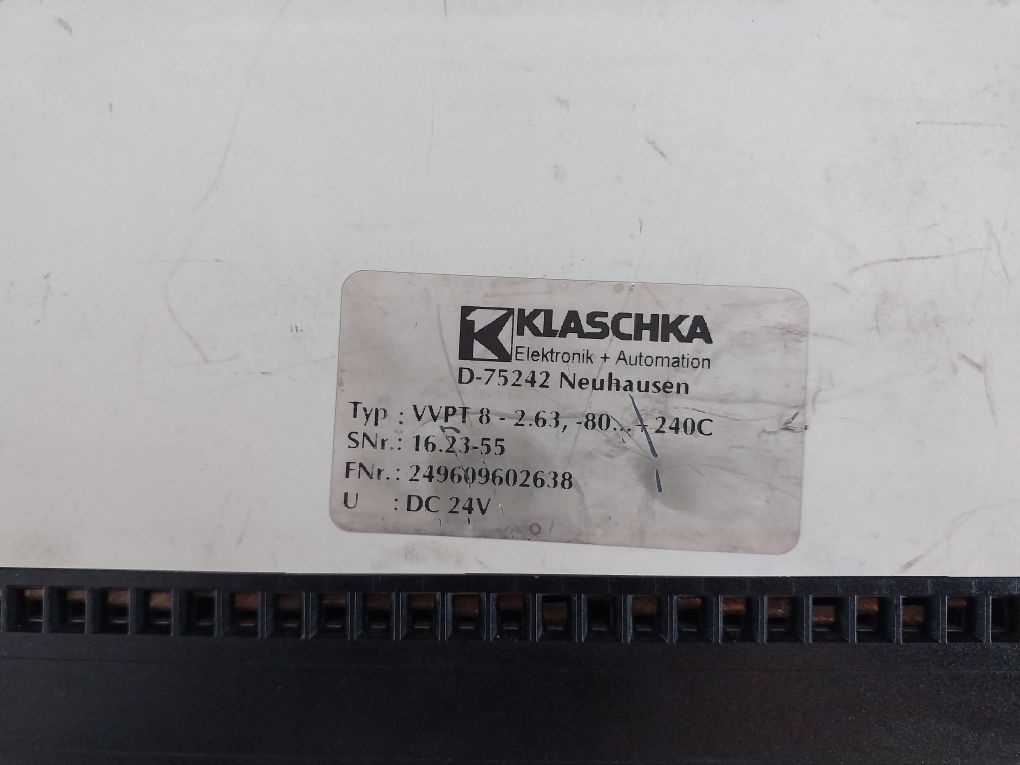 Klaschka Vvpt 8 – 2.63 Preamplifier For Pt100 Sensor - Aeliya Marine