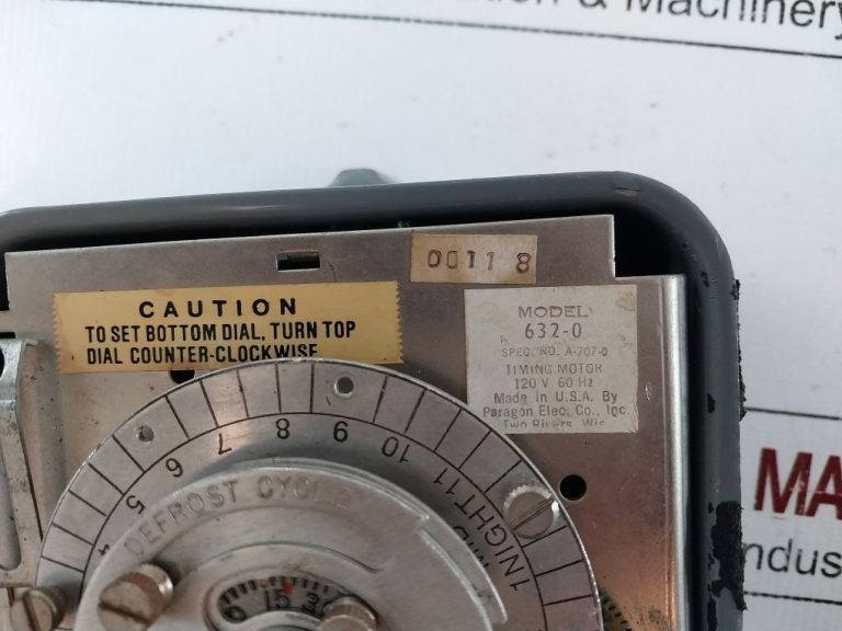 Paragon 632-00 Timer Control Rev. D - Aeliya Marine