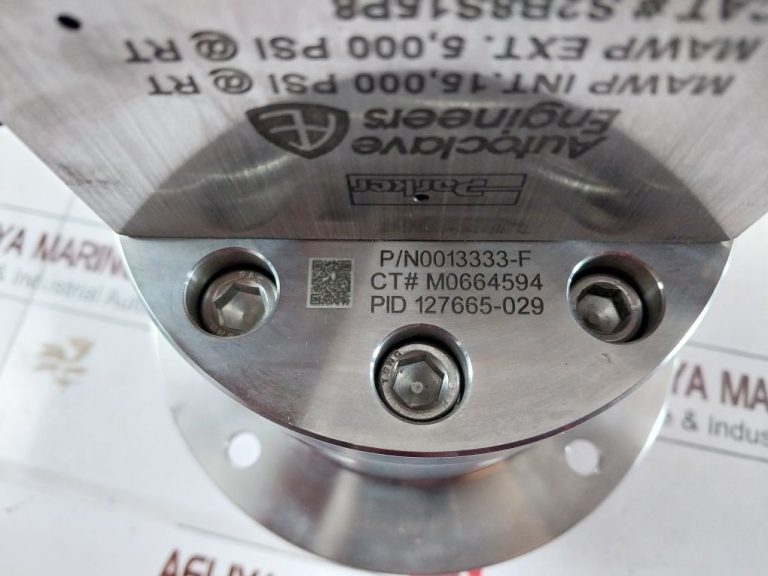 Parker S2b8s15p8 2 Way Rov Paddle Valve - Aeliya Marine