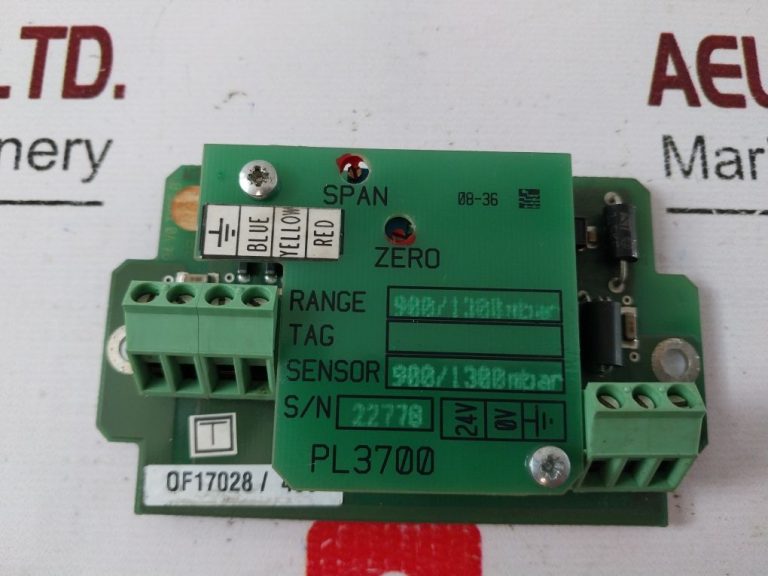 Honeywell Pl3700 Pressure Transmitter - Aeliya Marine