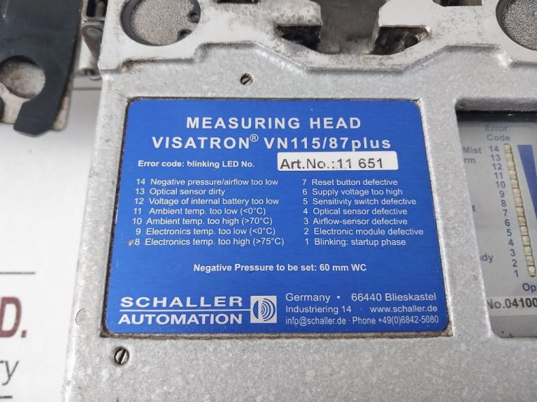 Visatron Vn 115/87 Plus Oil Mist Detector - Aeliya Marine