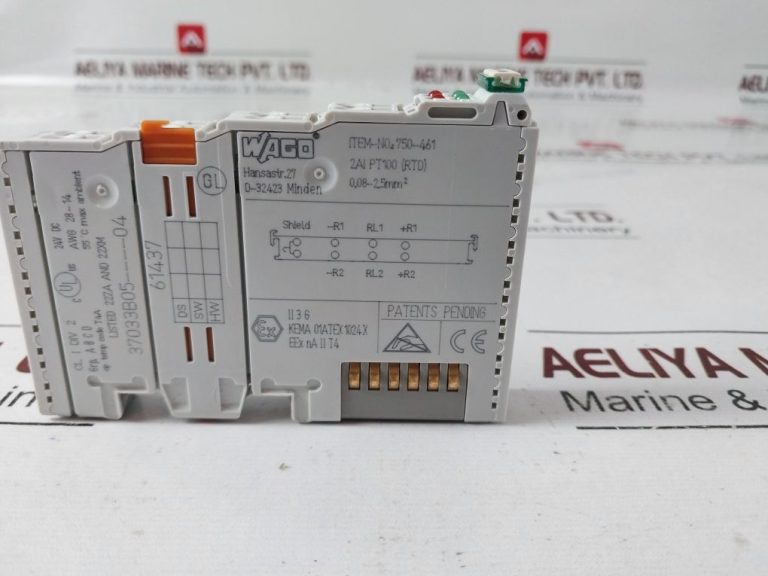 Wago 750-461 Analog Input Module 24v Dc - Aeliya Marine