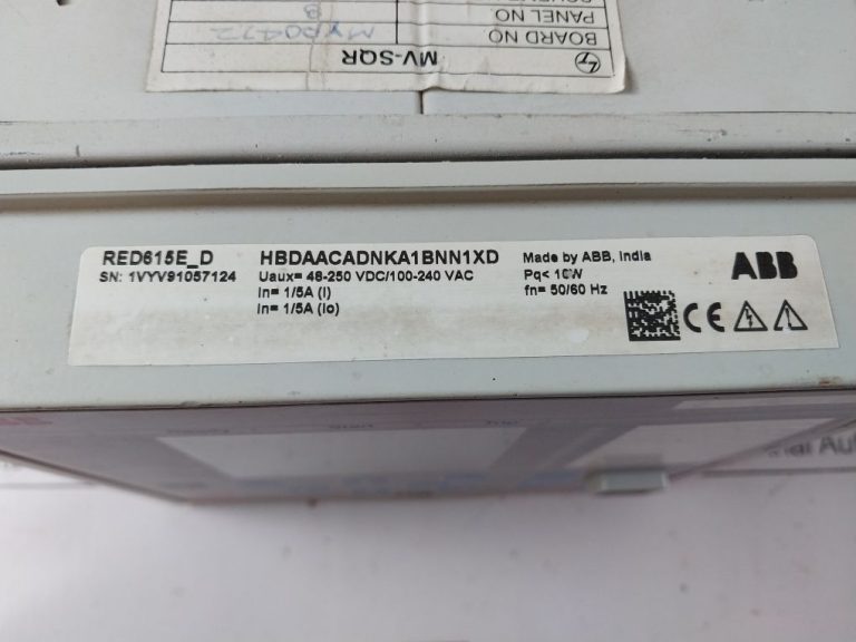 Abb Red 615 Differential Protection Relay - Aeliya Marine
