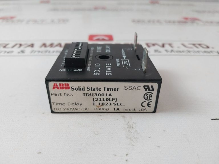 Abb Ice-omatic Mile Tdu3001a Solid State Timer - Aeliya Marine