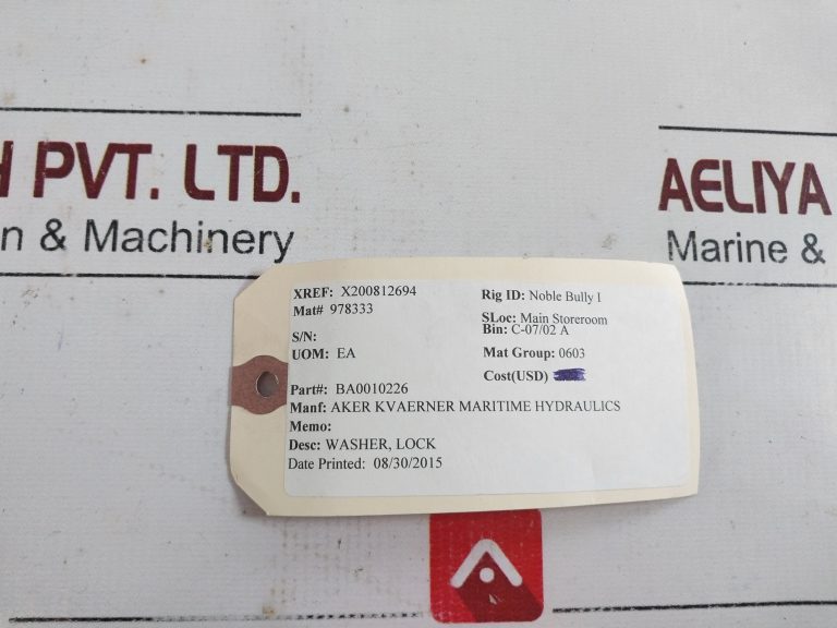 Aker Mb22 Lock Washer - Aeliya Marine