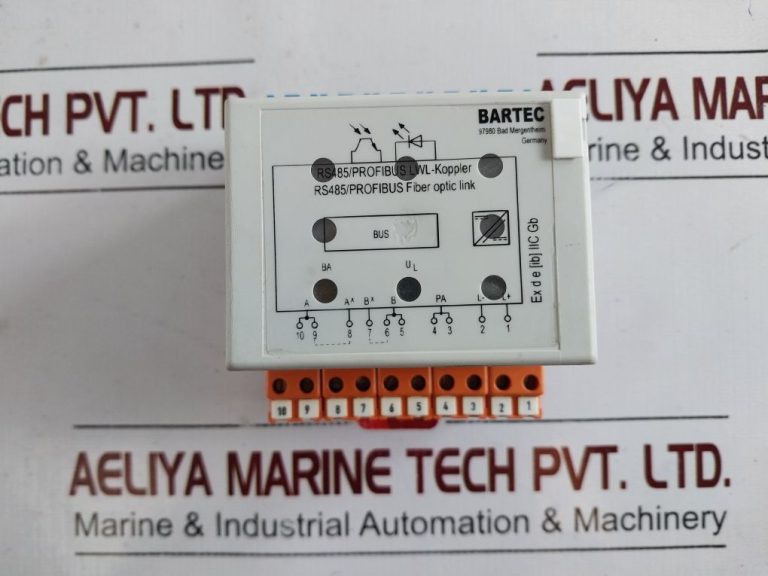 Bartec 07-7311-97wp/6000 Rs485/profibus Fiber Optic Link - Aeliya Marine