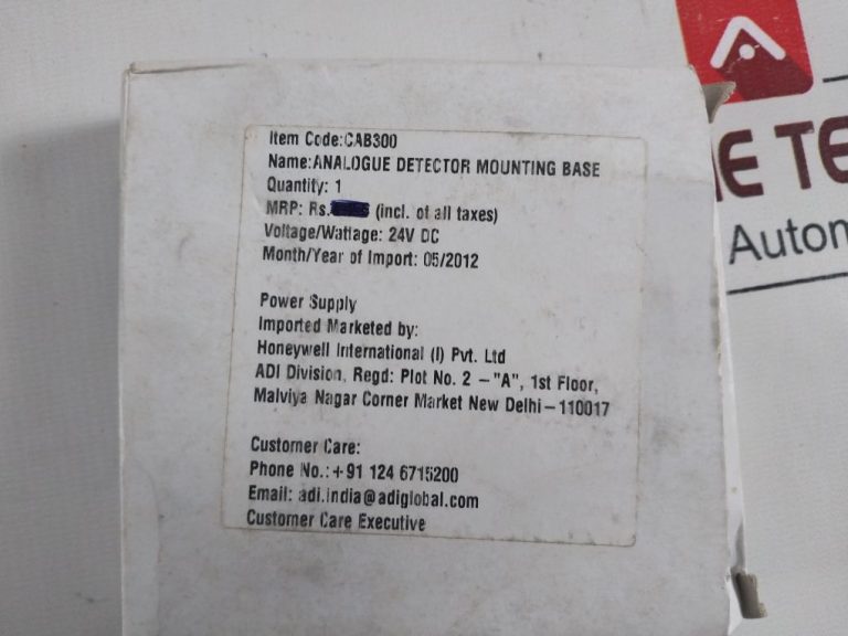 Cooper Honeywell Cab300 Intelligent Addressable Standard Base - Aeliya ...