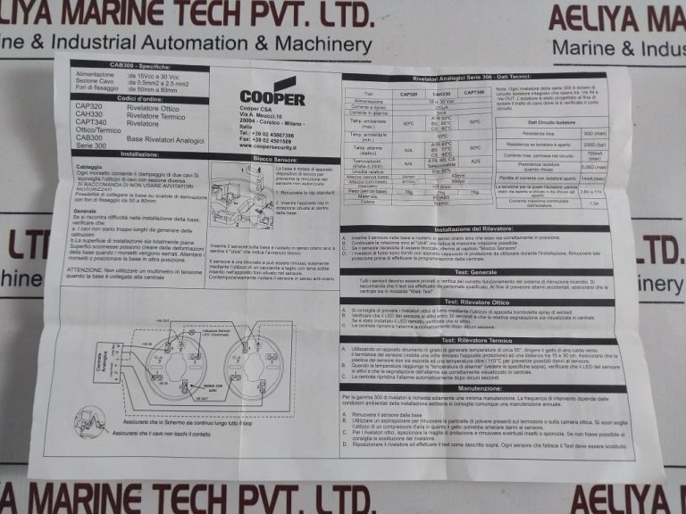 Cooper Honeywell Cab300 Intelligent Addressable Standard Base - Aeliya ...