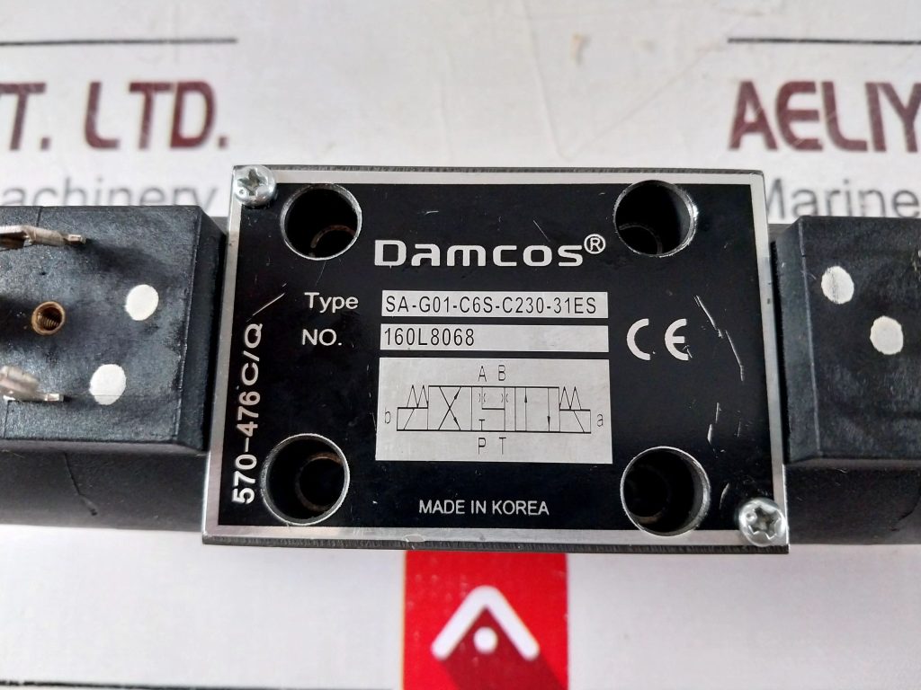 Damcos Sa-g01-c6s-c230-31es Solenoid Operated Directional Control Valve ...