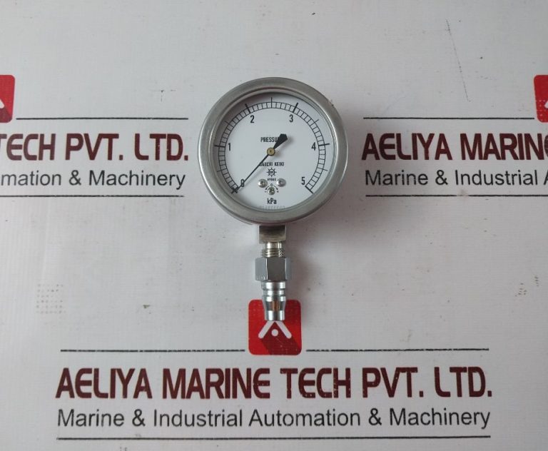 Daiichi Keiki 0-5 Kpa Pressure Gauge - Aeliya Marine