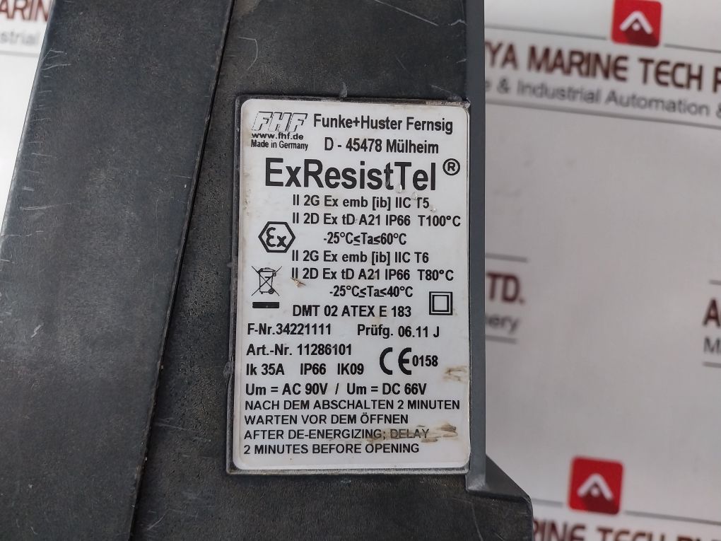 Fhf D-45478 Explosion Proof Voip Telephone - Aeliya Marine