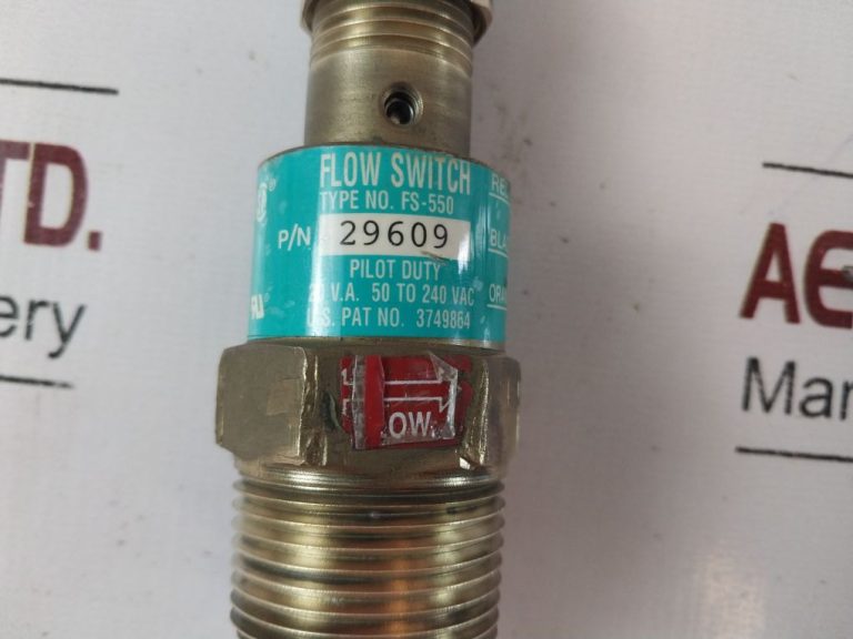 Gems FS-550 Flow Switch 29609