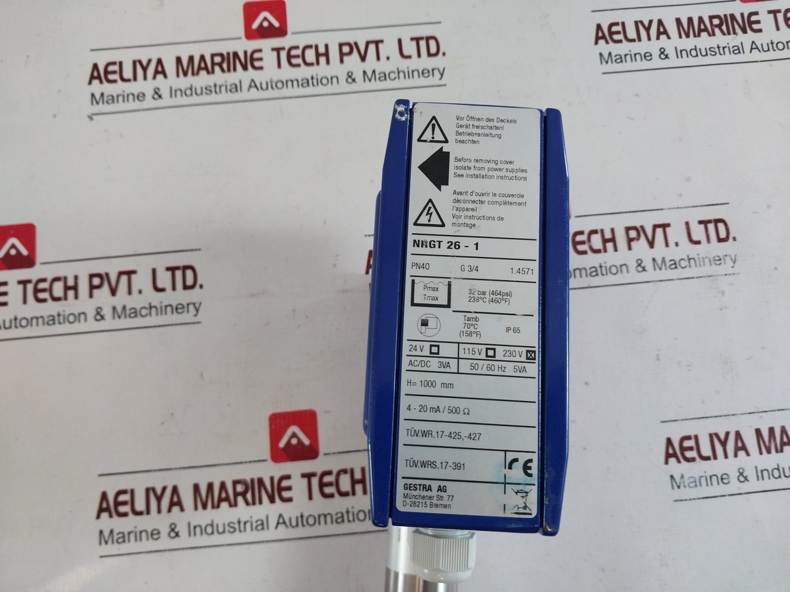 Gestra Nrgt 26-1 Level Transmitter Ip65 - Aeliya Marine