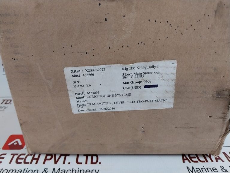 Honeywell Enraf Marine Ct801-lb/s Liquid Level Transmitter - Aeliya Marine