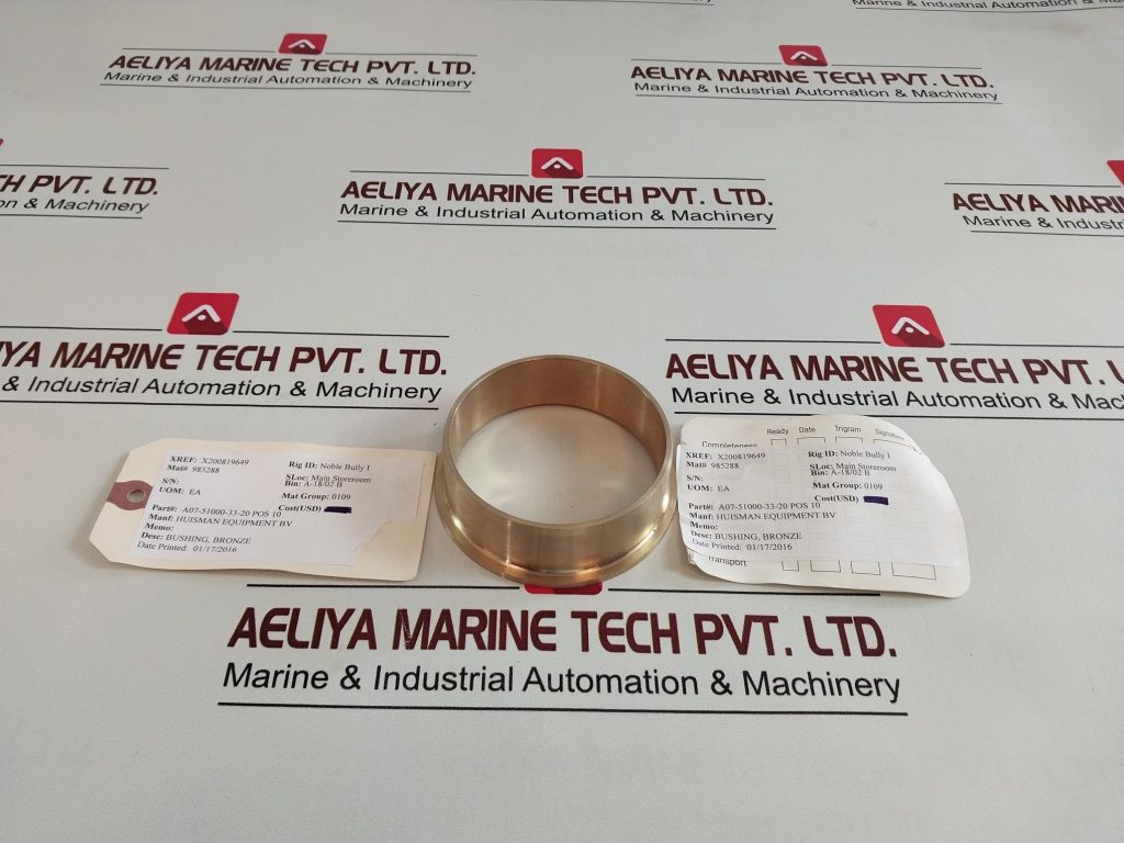 Huisman Equipment A07-51000-33-20 Pos 10 Bronze Bushing - Aeliya Marine