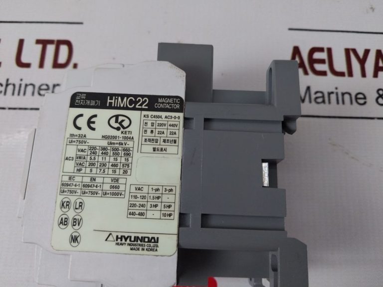 Hyundai Himc 22 Magnetic Contactor - Aeliya Marine