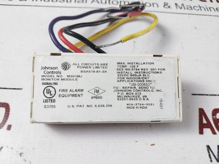 Johnson Controls M301mj Monitor Module - Aeliya Marine