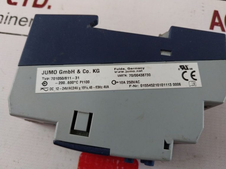 Jumo 701050/811-31 Digital Thermostat - Aeliya Marine