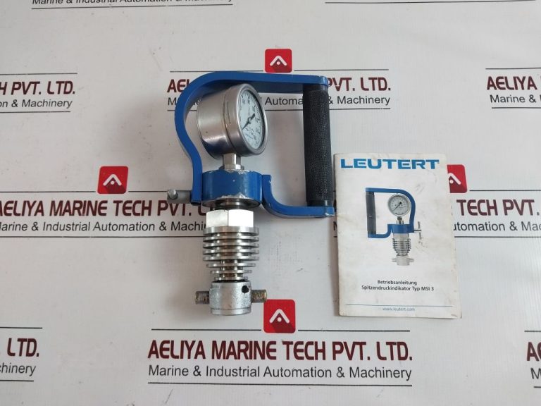 Leutert Msi 3-160/3352 Peak Pressure Indicator - Aeliya Marine