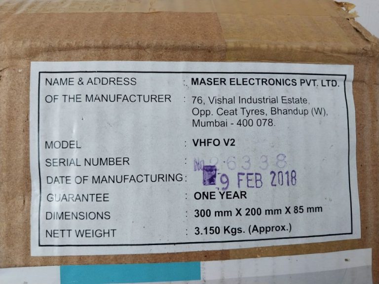 Maser Vhfo V2 Ultrasonic Rodent Repellent - Aeliya Marine