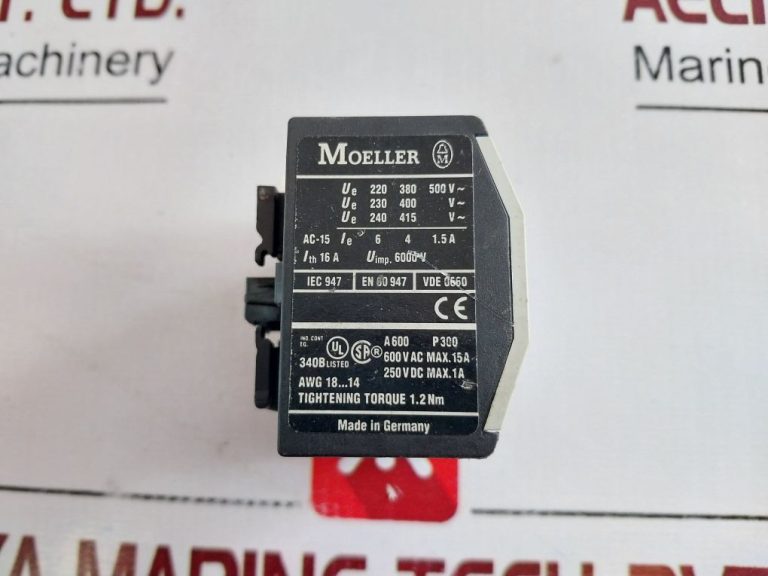 Moeller 22 Dil M Auxiliary Contact Block - Aeliya Marine
