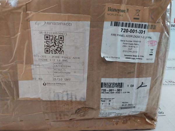 Honeywell 720-001-301 Loop Analogue Addressable Panel - Aeliya Marine