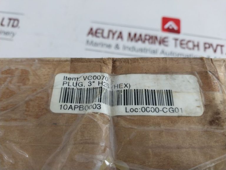 Msi Vc0070 Plug Valve With Sealing O-ring - Aeliya Marine